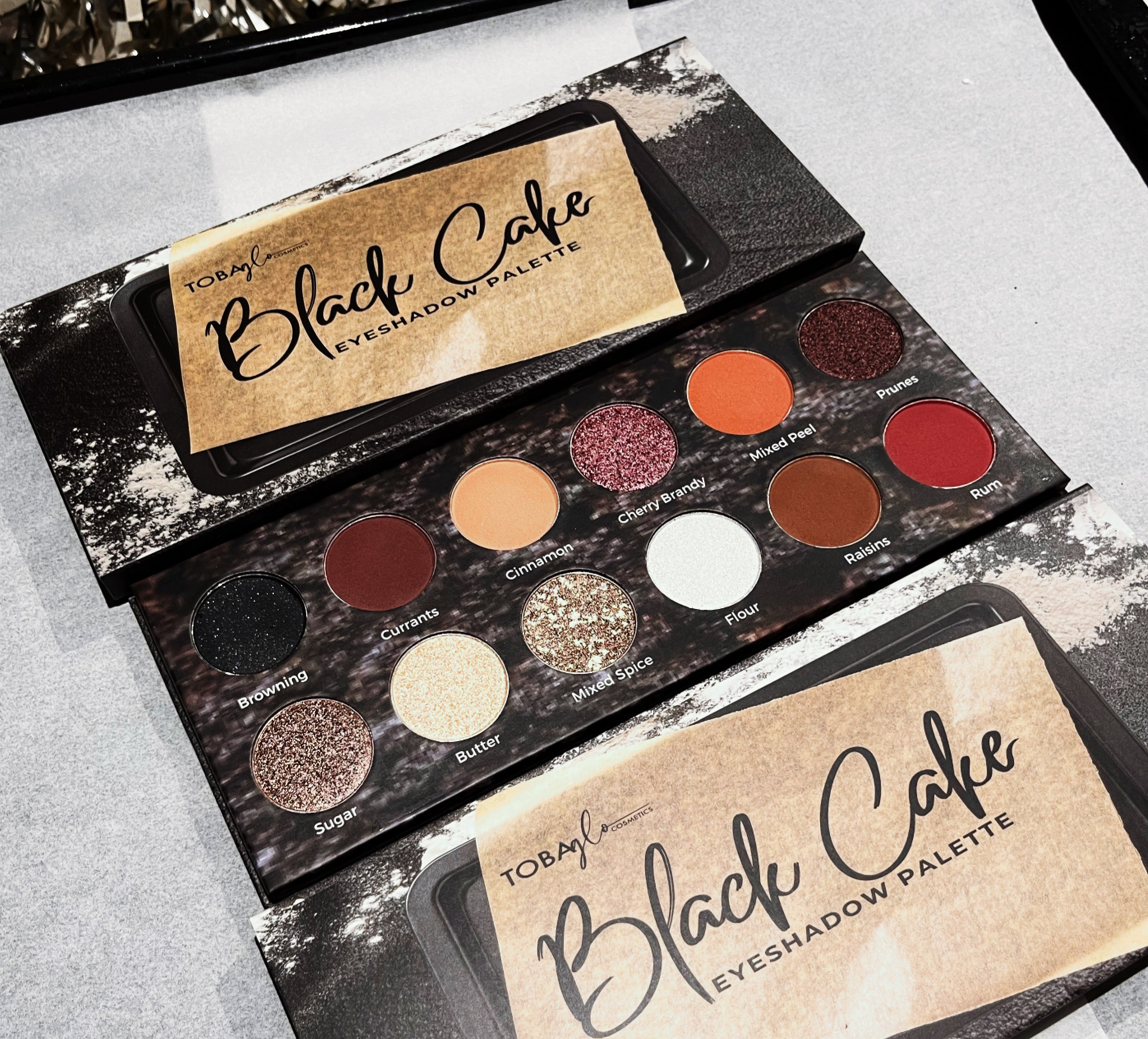 Black Cake - Eyeshadow Palette – TOBAGLO COSMETICS Ltd.
