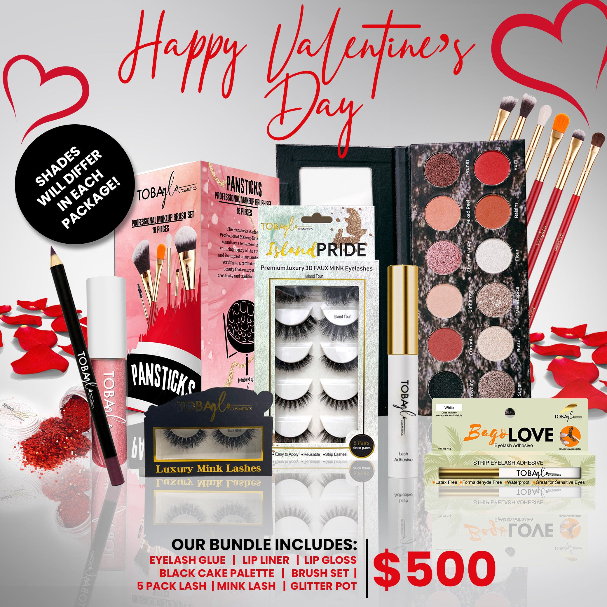 Valentine's Day Bundle – TOBAGLO COSMETICS Ltd.