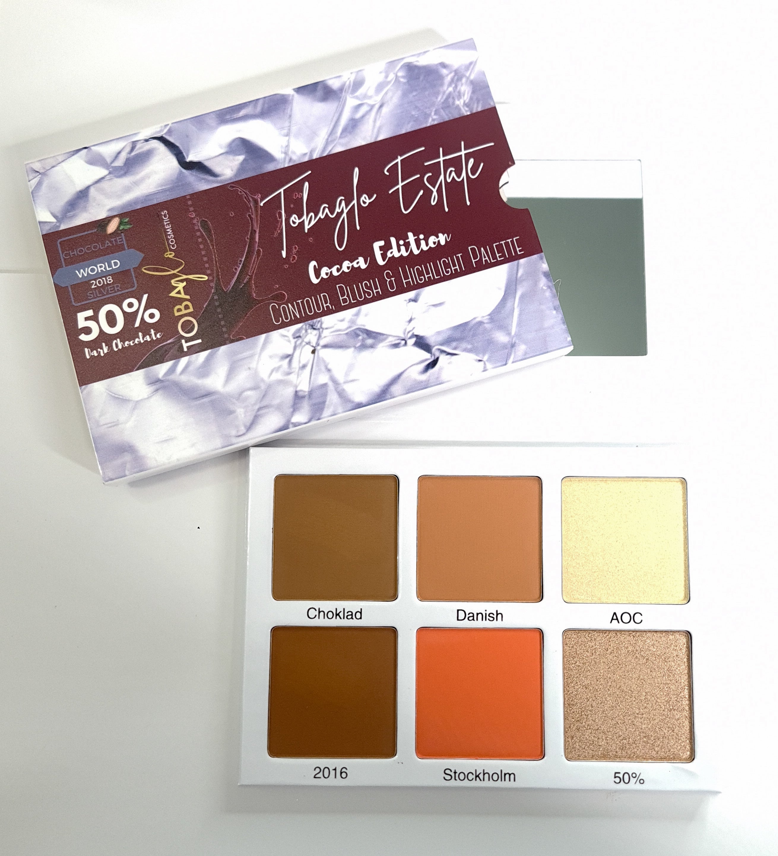 Tobaglo Estate: Contour, Blush and Highlight Palette – TOBAGLO COSMETICS Ltd.